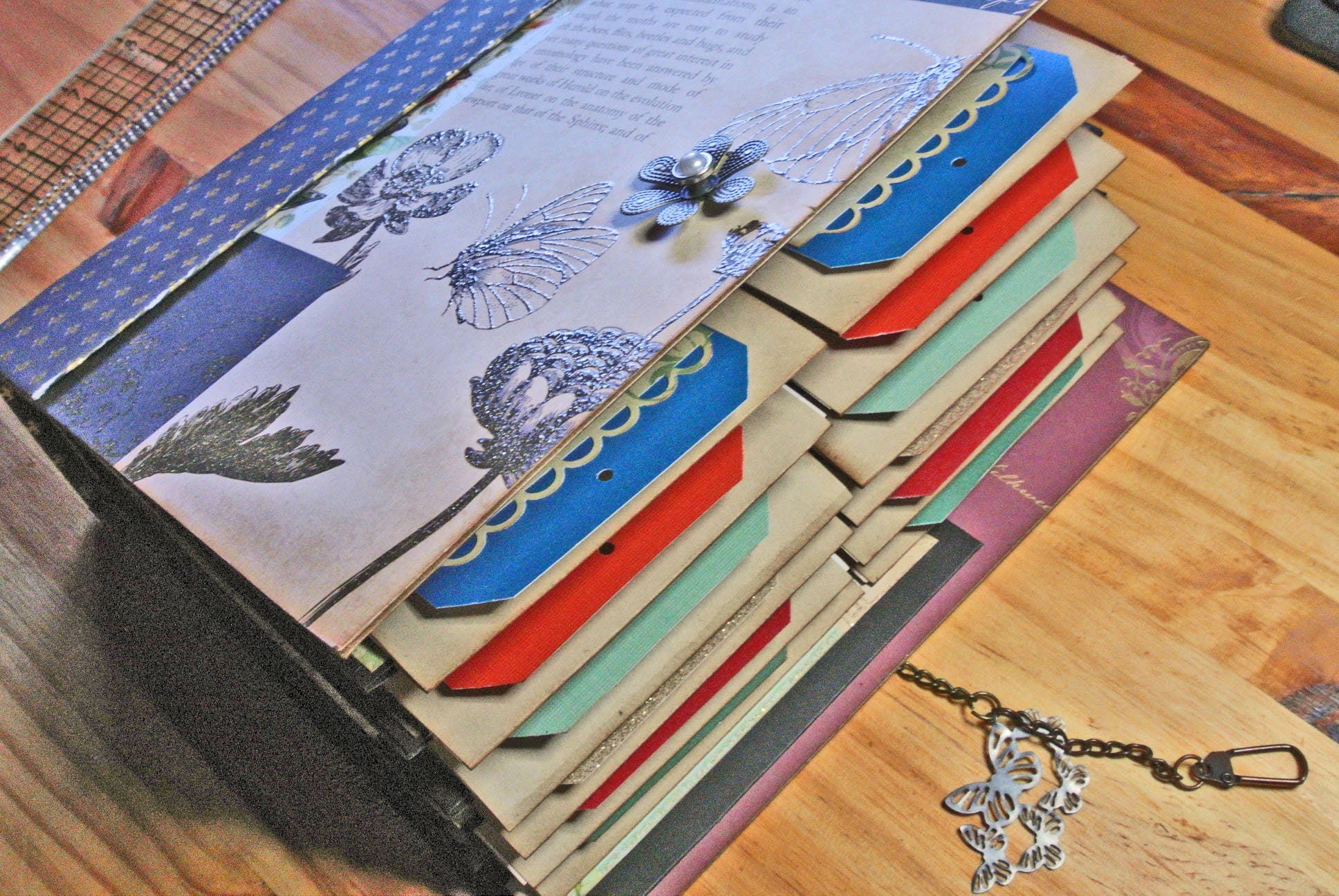 Scrapbook Album Mini Album Handmade Butterfly Theme Etsy