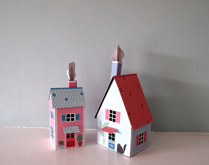 Paper Houses DIY Craft Kit - Etsy
