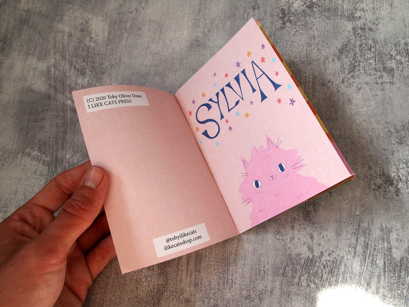 Mini Cat Book Zine 'sylvia' - Etsy