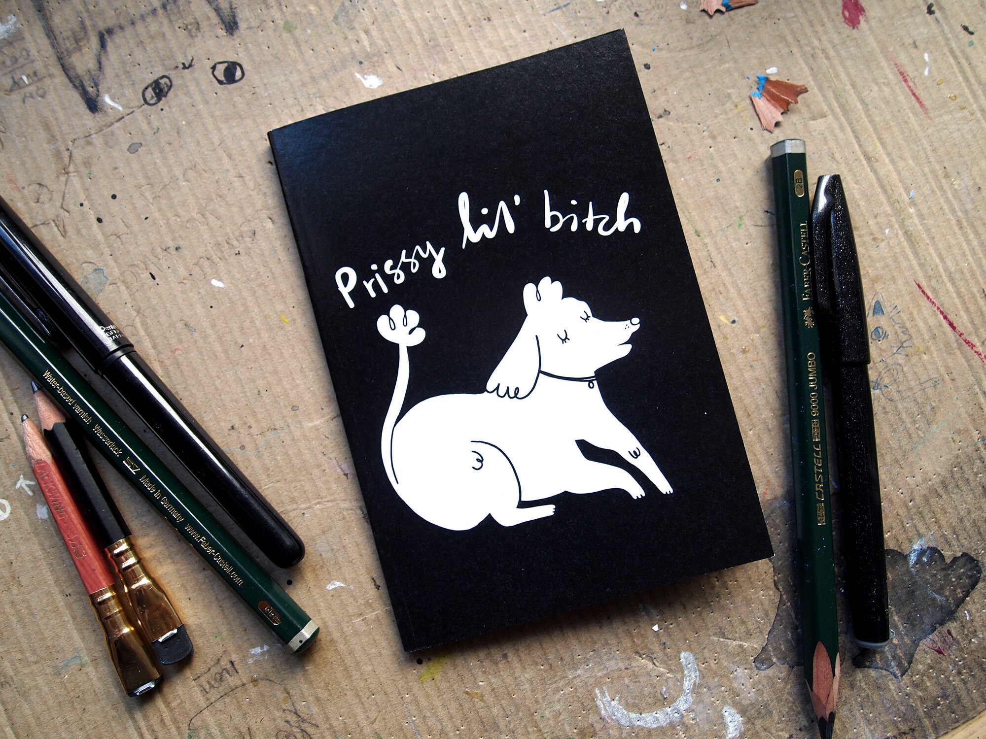 Poodle Notebook With Lined Pages | Etsy