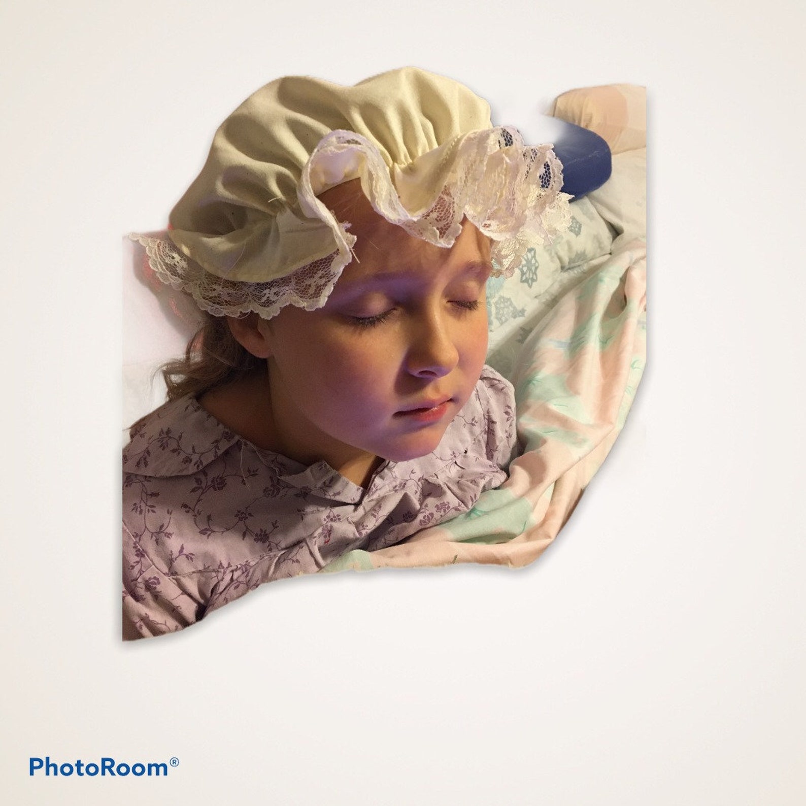 Mob Cap Mop Cosplay Colonial Style Muslin Frontier Reenactment ...