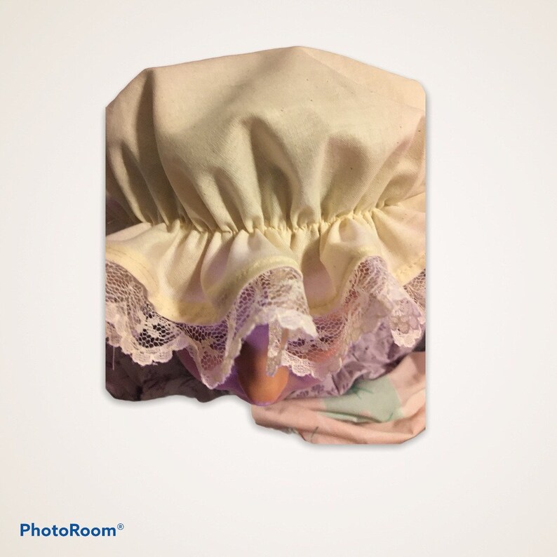 Mob Cap Mop Cosplay Colonial Style Muslin Frontier Reenactment ...