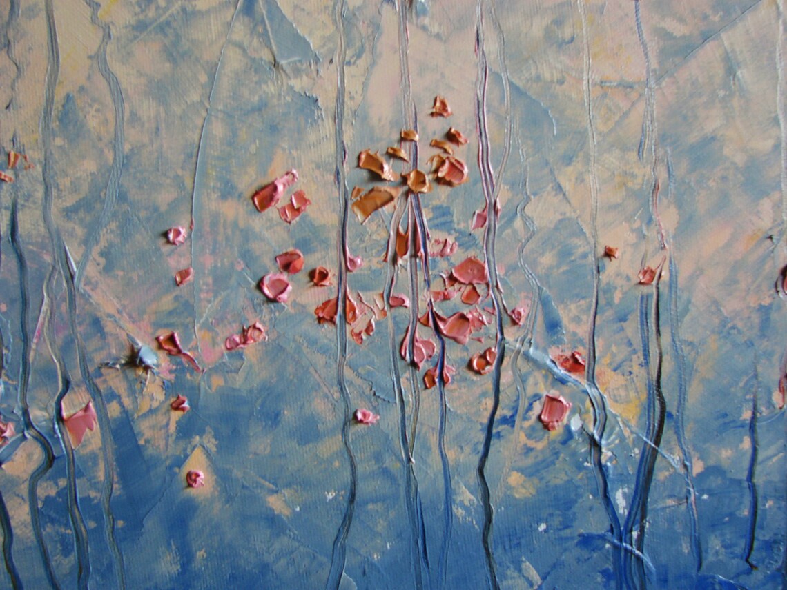 Spring Landscape ORIGINAL Abstract Landscape Painting - Etsy