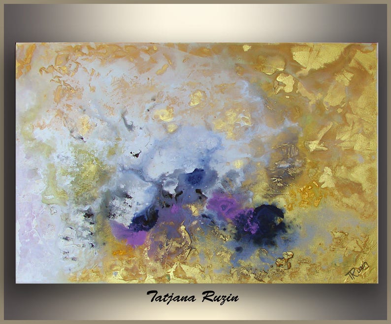 Abstract Painting Sunset Art Painting Acrylic Painting | Etsy