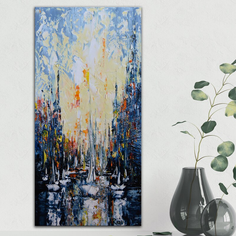 Vertical Painting - Etsy