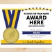 Editable Track and Field Award Certificates - INSTANT DOWNLOAD ...