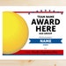 ANY COLORS Editable Kickball Award Certificates Dodgeball | Online ...
