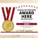 Editable Track and Field Award Certificates - INSTANT DOWNLOAD ...