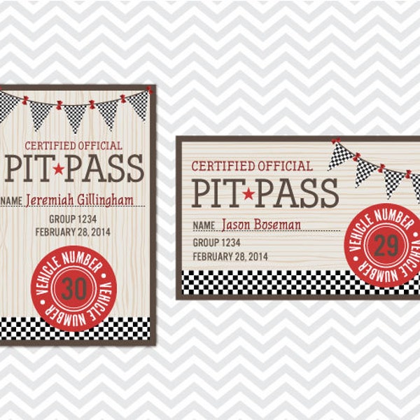 Pit Passes - Etsy