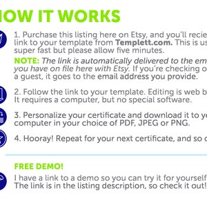 ANY COLORS Editable Kickball Award Certificates Dodgeball | Online ...