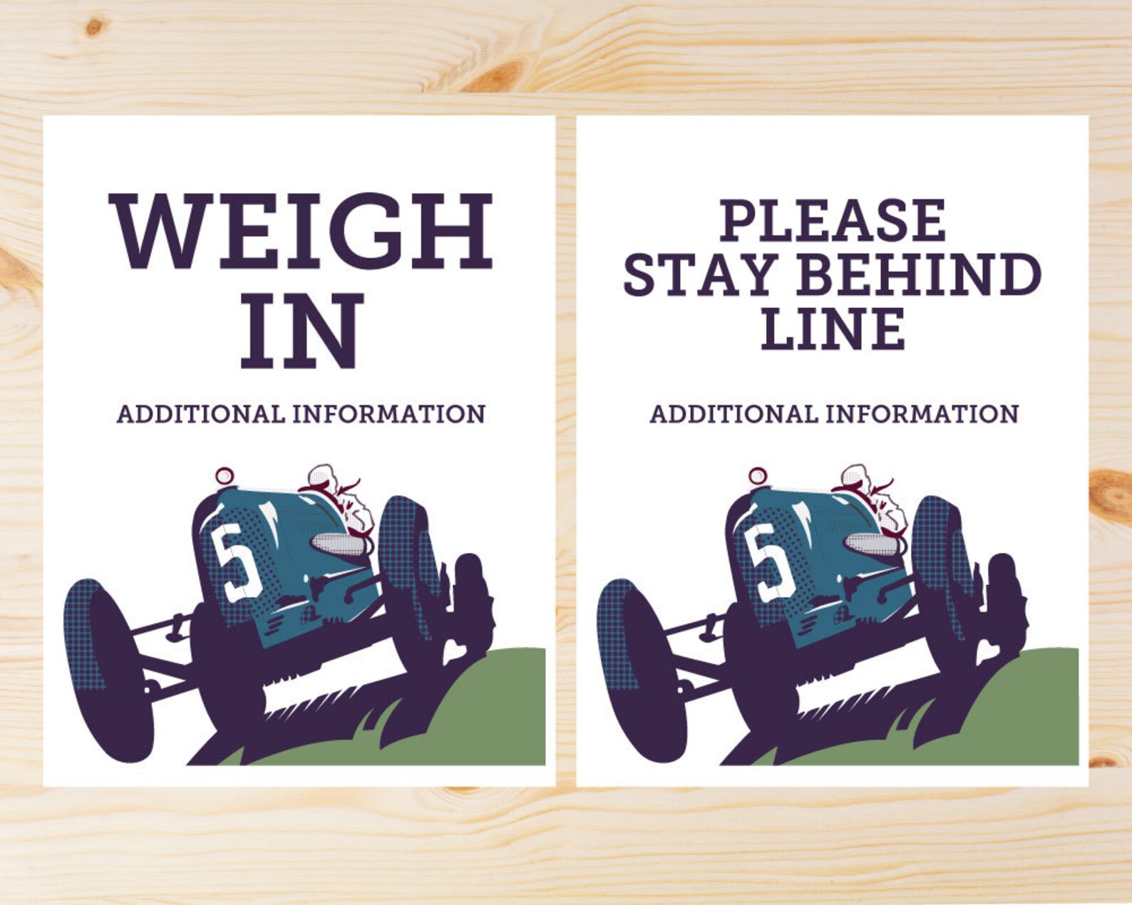 Editable Derby Event Signage INSTANT DOWNLOAD PRINTABLE - Etsy