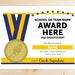 Editable Track and Field Award Certificates - INSTANT DOWNLOAD ...
