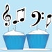 Music Note Cupcake Toppers - INSTANT DOWNLOAD PRINTABLE - Etsy