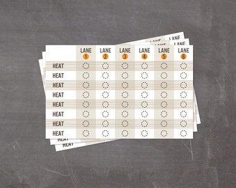 Derby Printable Heat Sheet Cards INSTANT DOWNLOAD PRINTABLE | Etsy