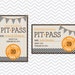 Editable Derby Pit Passes - INSTANT DOWNLOAD PRINTABLE - Blue and ...