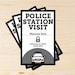 Editable Police Station Visit Card - Etsy