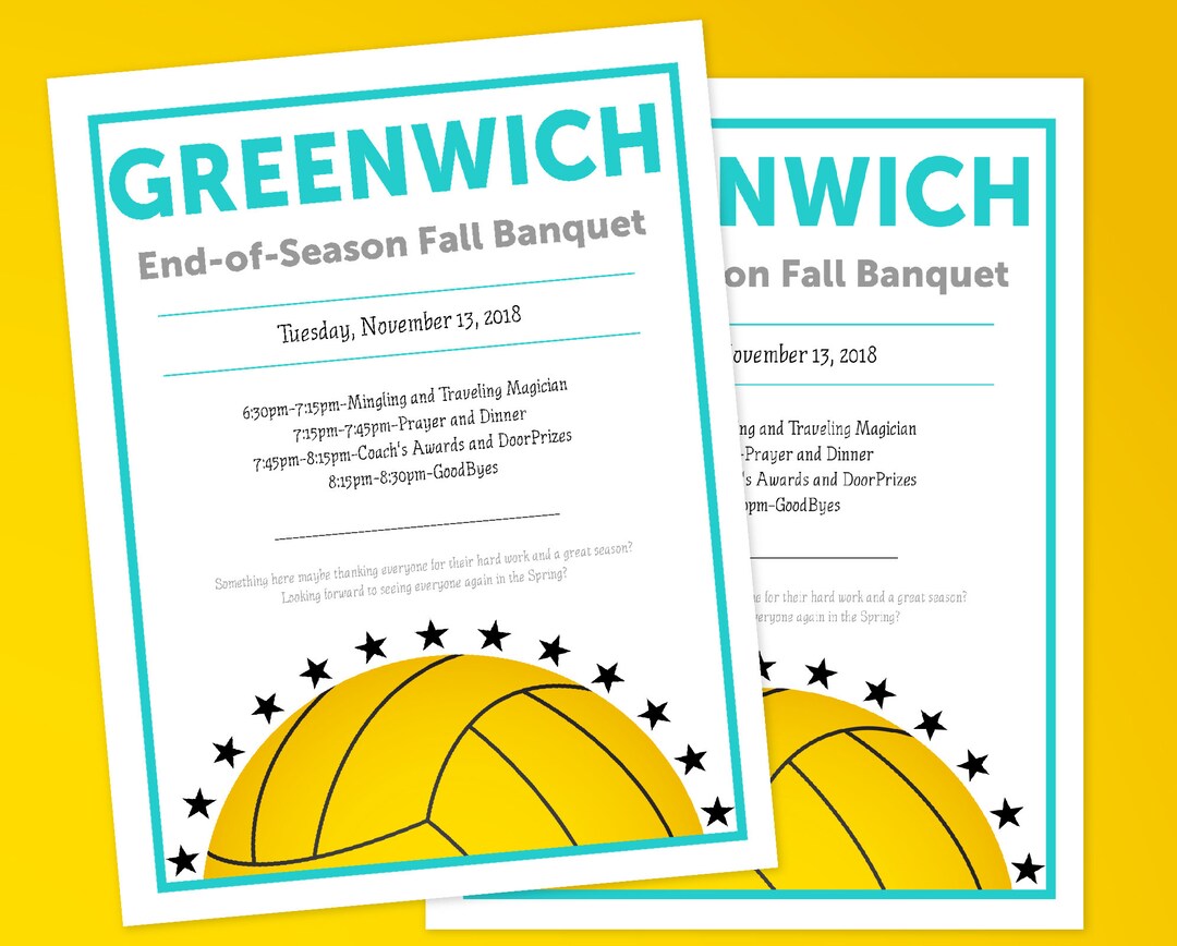 EDITABLE COLORS Water Polo Programs | Editable Online Template | Fast ...