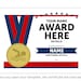 ANY COLORS Editable Swimming Awards Certificates | Online Template ...