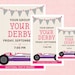 Editable Powder Puff Derby Invitations, Flyers, and Hand-outs - INSTANT ...