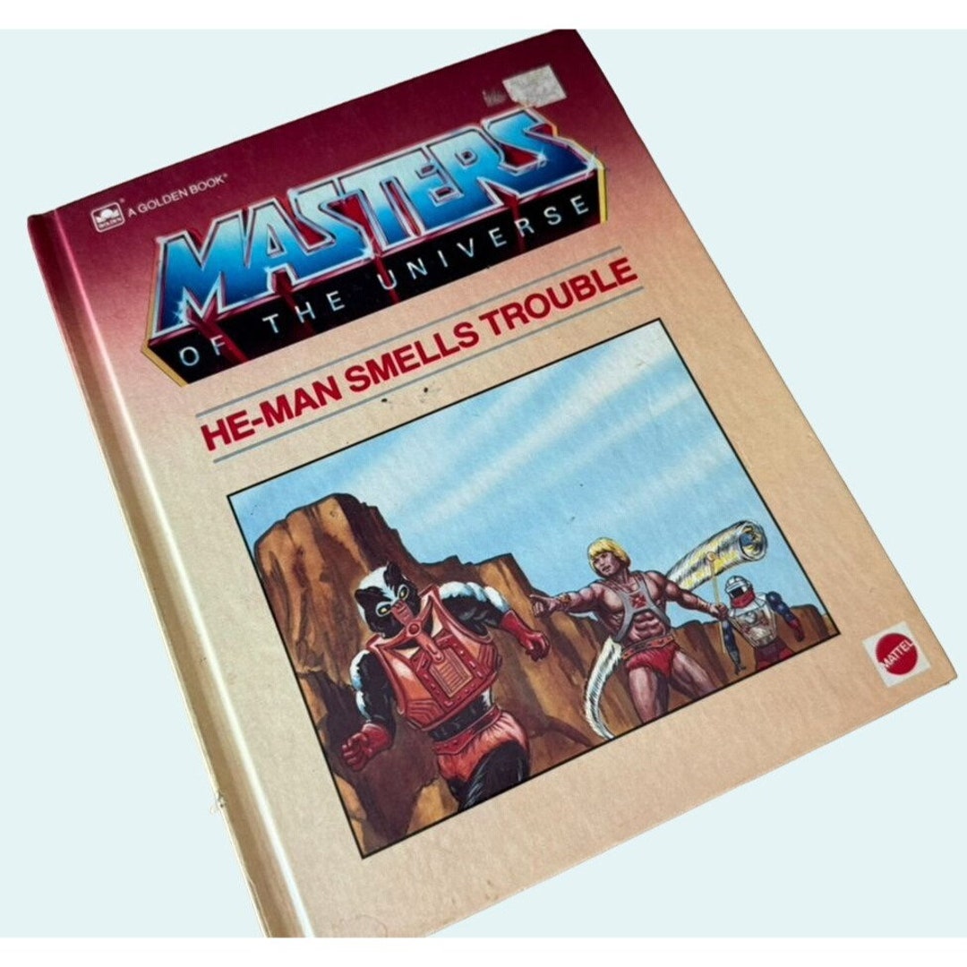 Vintage HE-MAN Masters of the Universe Golden Book " He-man Smells ...