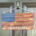 Old Glory Sign - Handmade Wooden American Flag - Art Work - Etsy