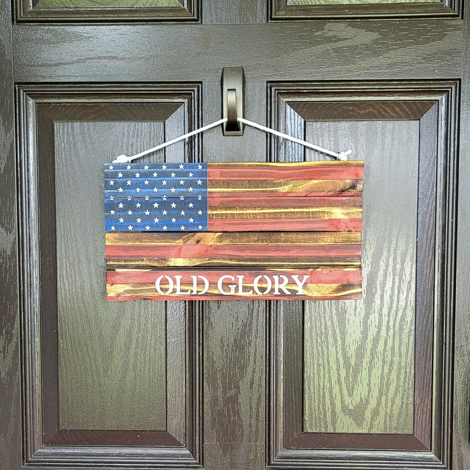 Old Glory Sign - Handmade Wooden American Flag - Art Work - Etsy