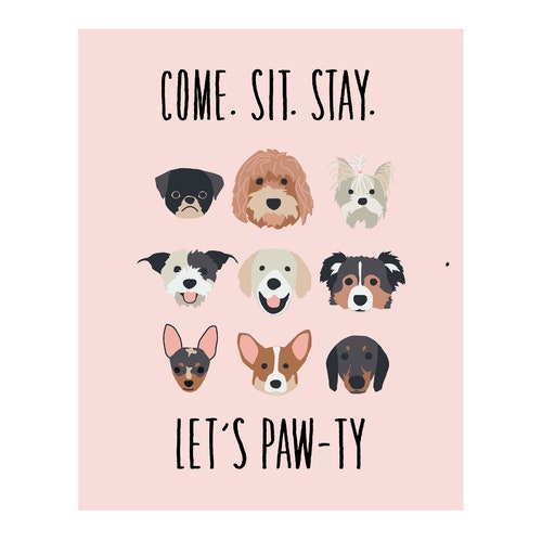 Editable Puppy Birthday Invitation Dogs Birthday Party Invite | Etsy