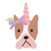 Uni Pups Unicorn Dogs Faces for Poster, Wall Art, Birthday Party ...