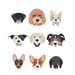 Puppy Dog Face Cute Posters for Party and Kids Room Wall Art Decor Pups ...