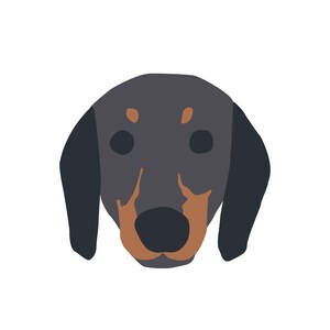 Puppy Dog Face Cute Posters for Party and Kids Room Wall Art Decor Pups ...