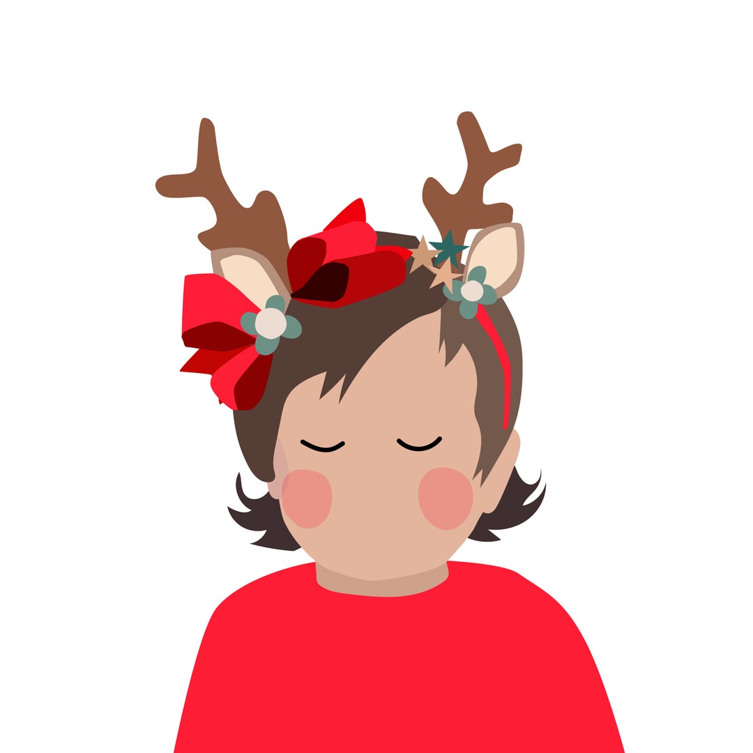 Custom Christmas Face Portrait - Etsy