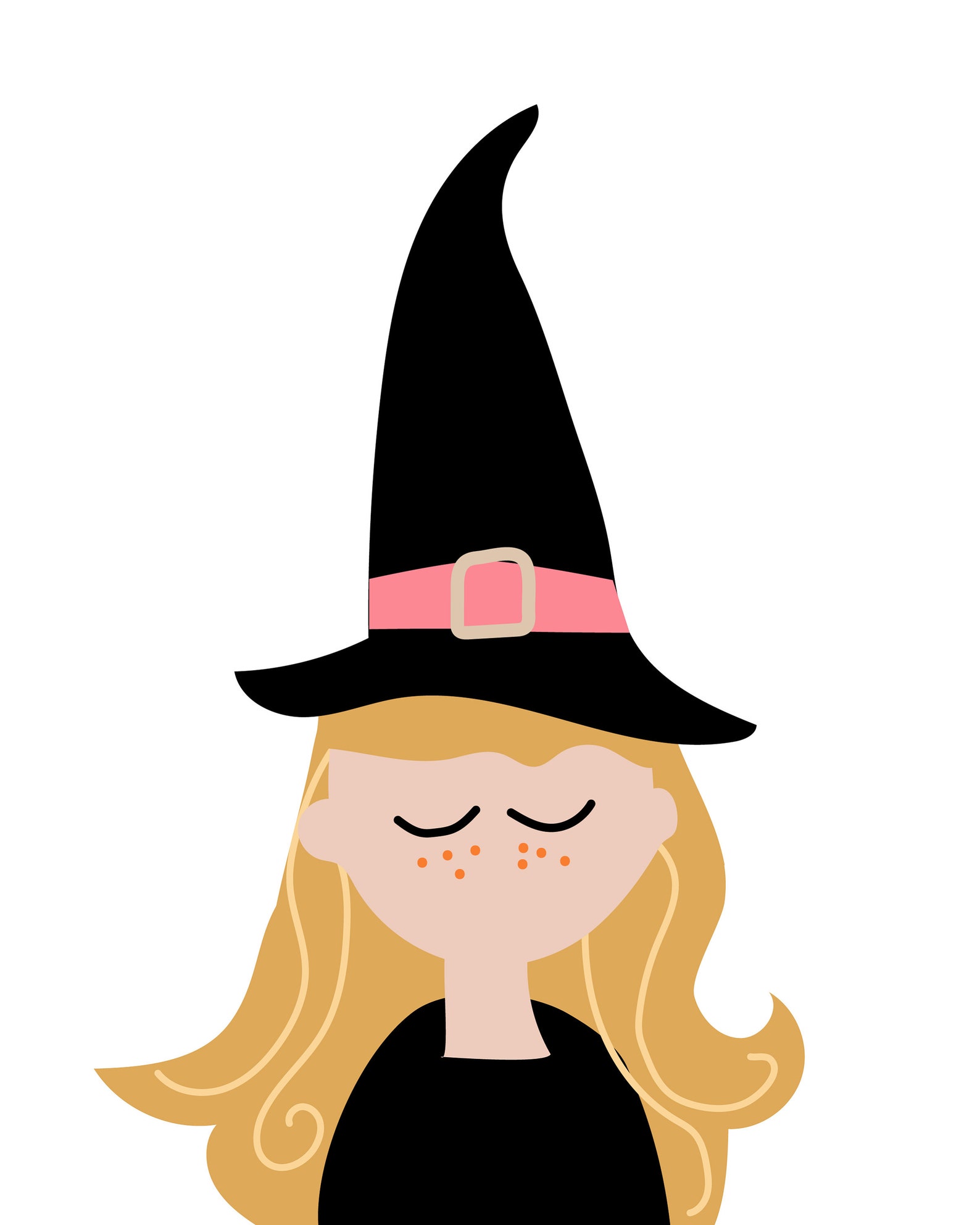 Bright Witch Faces Halloween Decor Wall Art Posters | Etsy