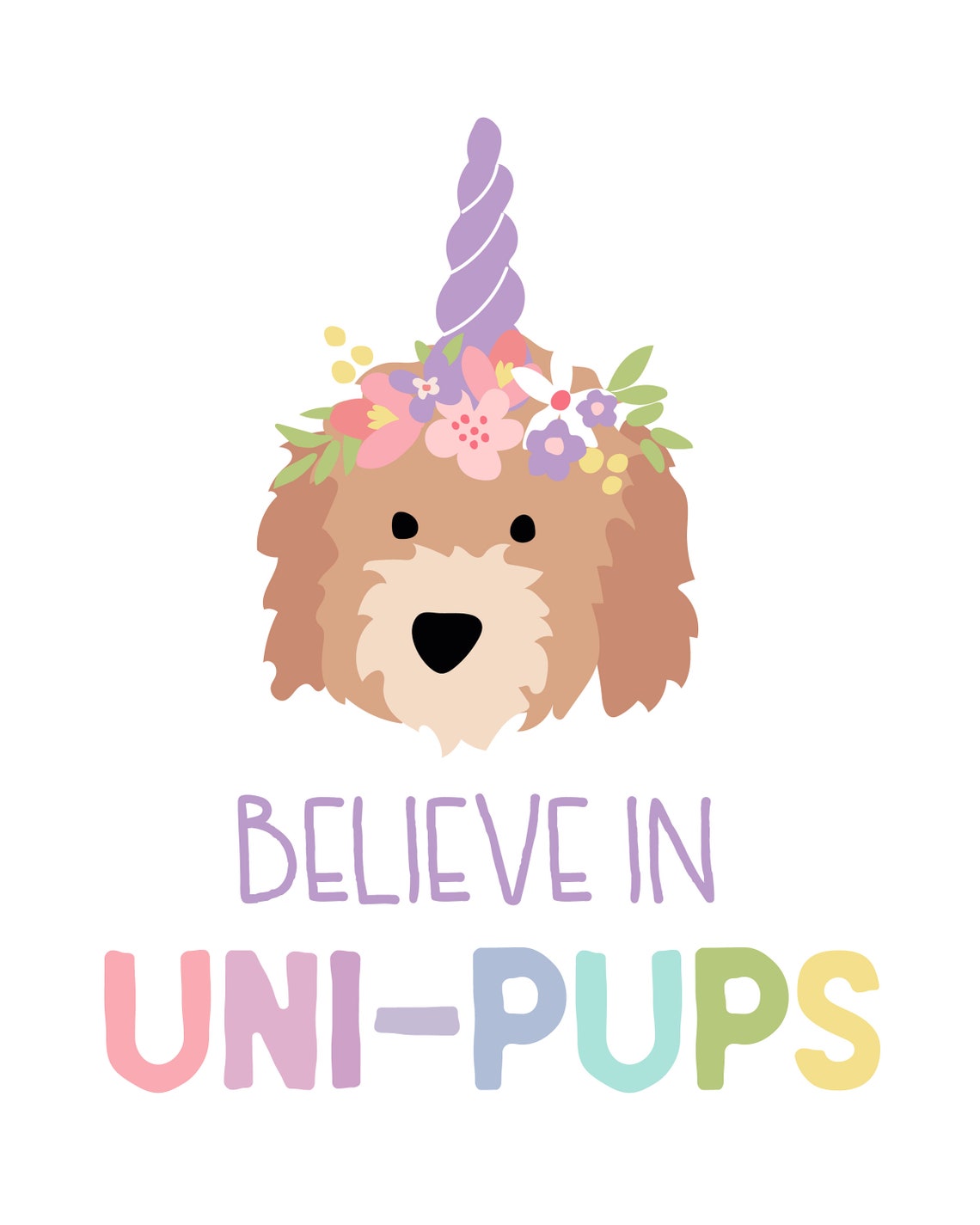 Uni Pups Unicorn Dogs Invitations and Posters and Cards - Etsy
