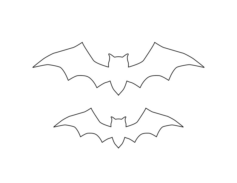 Bat Pattern for Halloween Wall Decor - Etsy