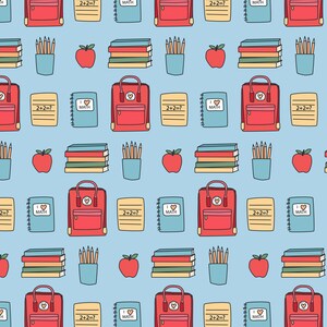 Back to School Digital Papers and Patterns - Etsy