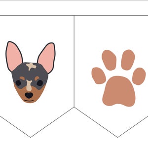 Puppy Dogs Birthday Banner Neutral "pawty" Decor Digital Download - Etsy
