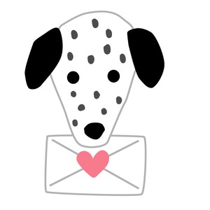 Valentine Cute Puppy Dog Faces for Posters, Wall Art, Cards and Party ...