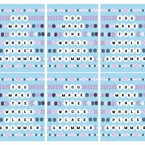 Swiftie Friendship Bracelets Valentine's Day Classroom Cards - Etsy