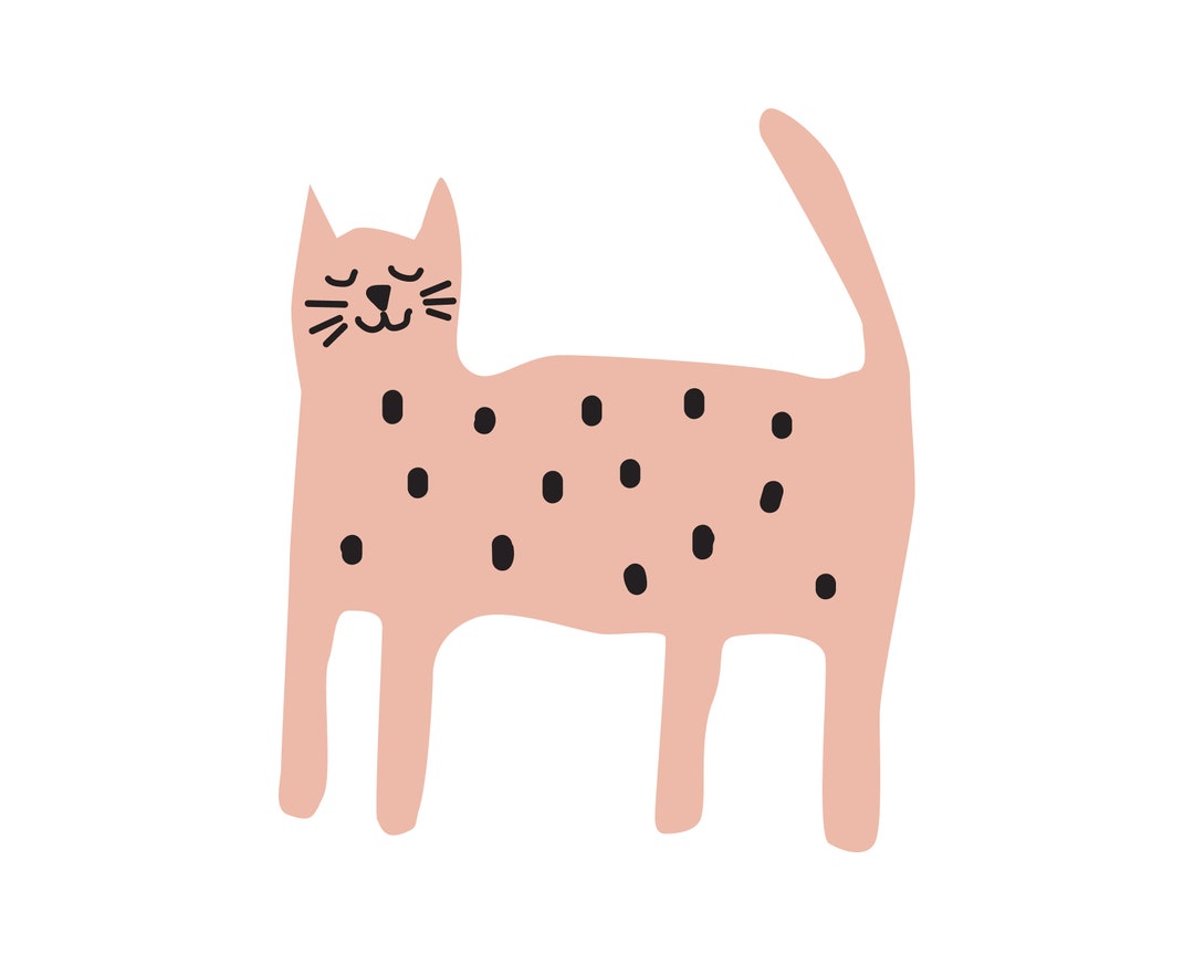Kitty Cat Wall Art for Children's Rooms or Birthday Party Decor - Etsy