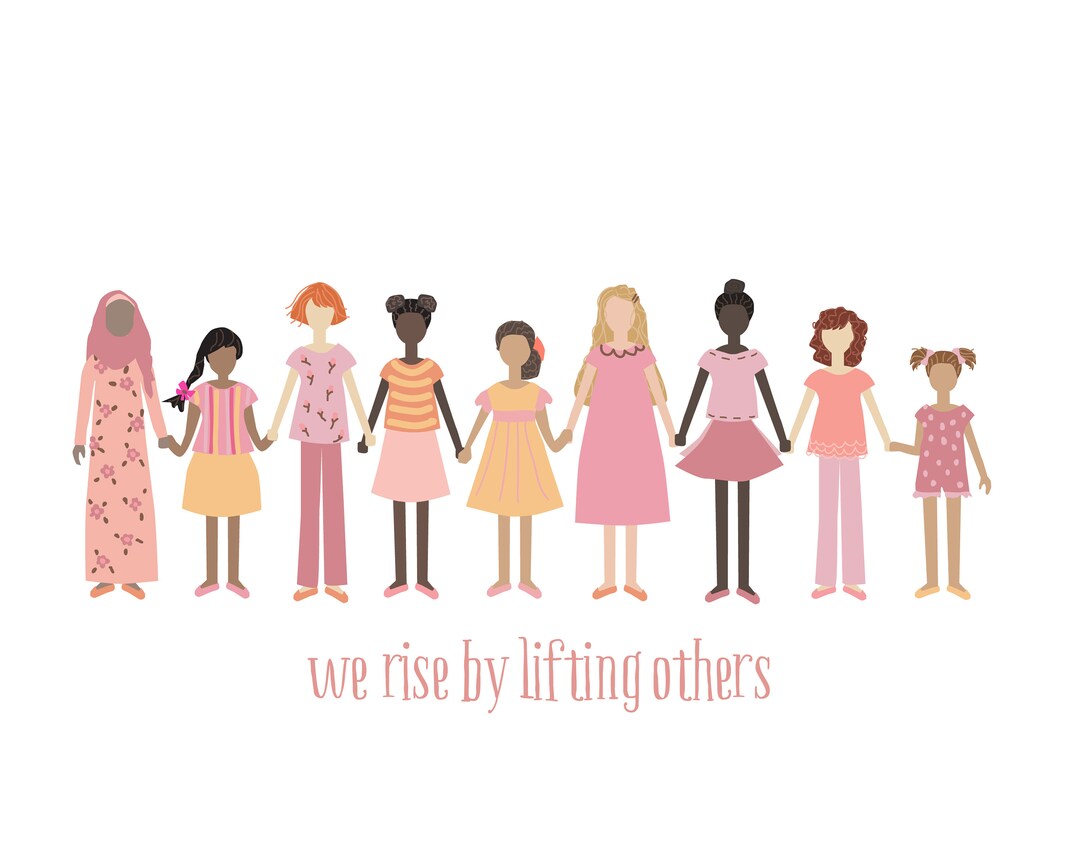 We Rise by Lifting Others Wall Art - Etsy