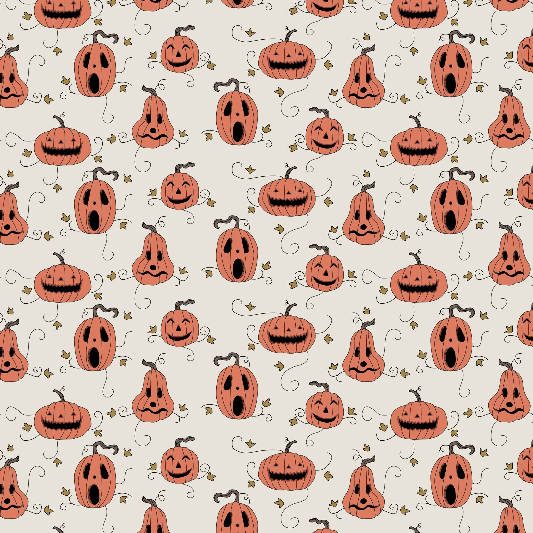 Spooky Halloween Digital Scrapbook Paper Pattern Printables - Etsy