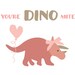 Dino-mite Pink Dinosaur Printable Valentine Cards - Etsy