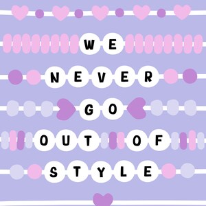 Swiftie Friendship Bracelets Valentine's Day Instant Download Posters ...