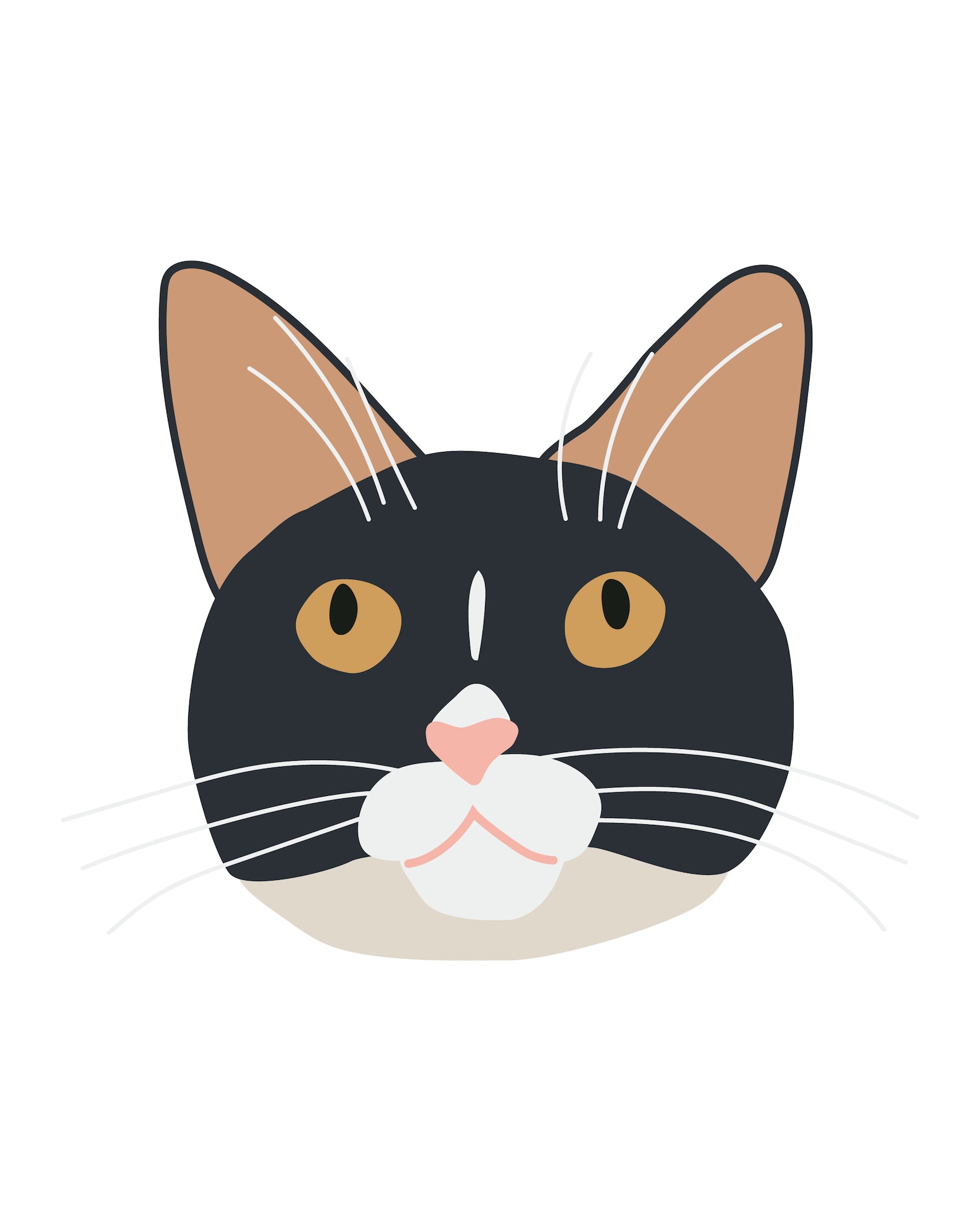 New Kitty Cat Faces 2.0 Wall Art for Children's Rooms or - Etsy