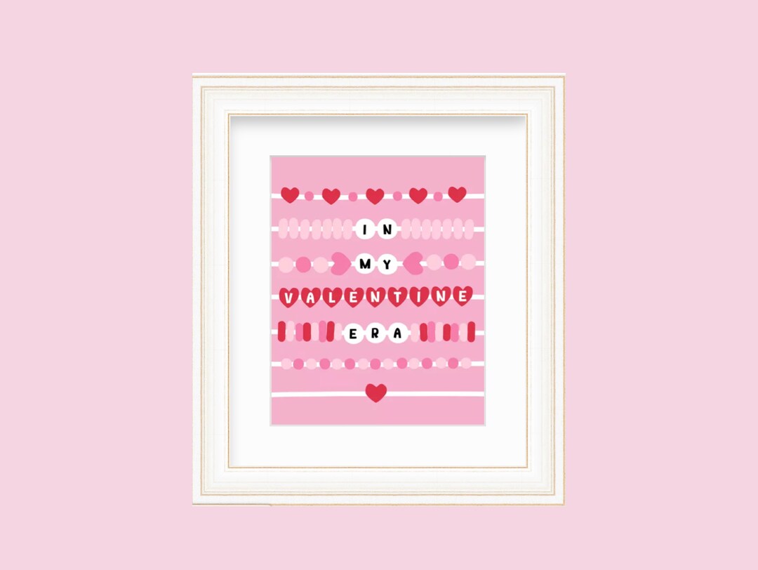 Swiftie Friendship Bracelets Valentine's Day Instant Download Posters ...