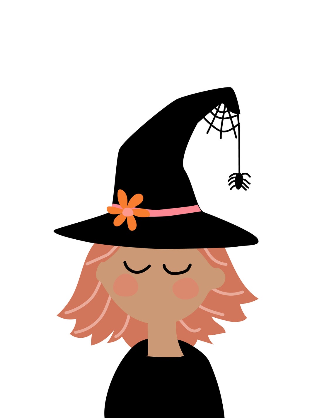 Bright Witch Faces Halloween Decor Wall Art Posters | Etsy