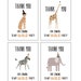 Wild Animals Party Pack Tan - Etsy