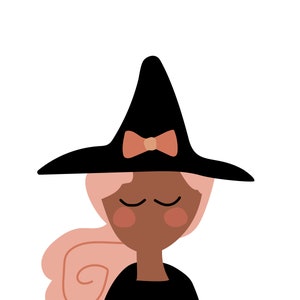 Bright Witch Faces Halloween Decor Wall Art Posters - Etsy