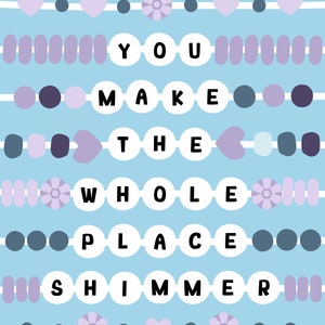 Swiftie Friendship Bracelets Valentine's Day Instant Download Posters ...