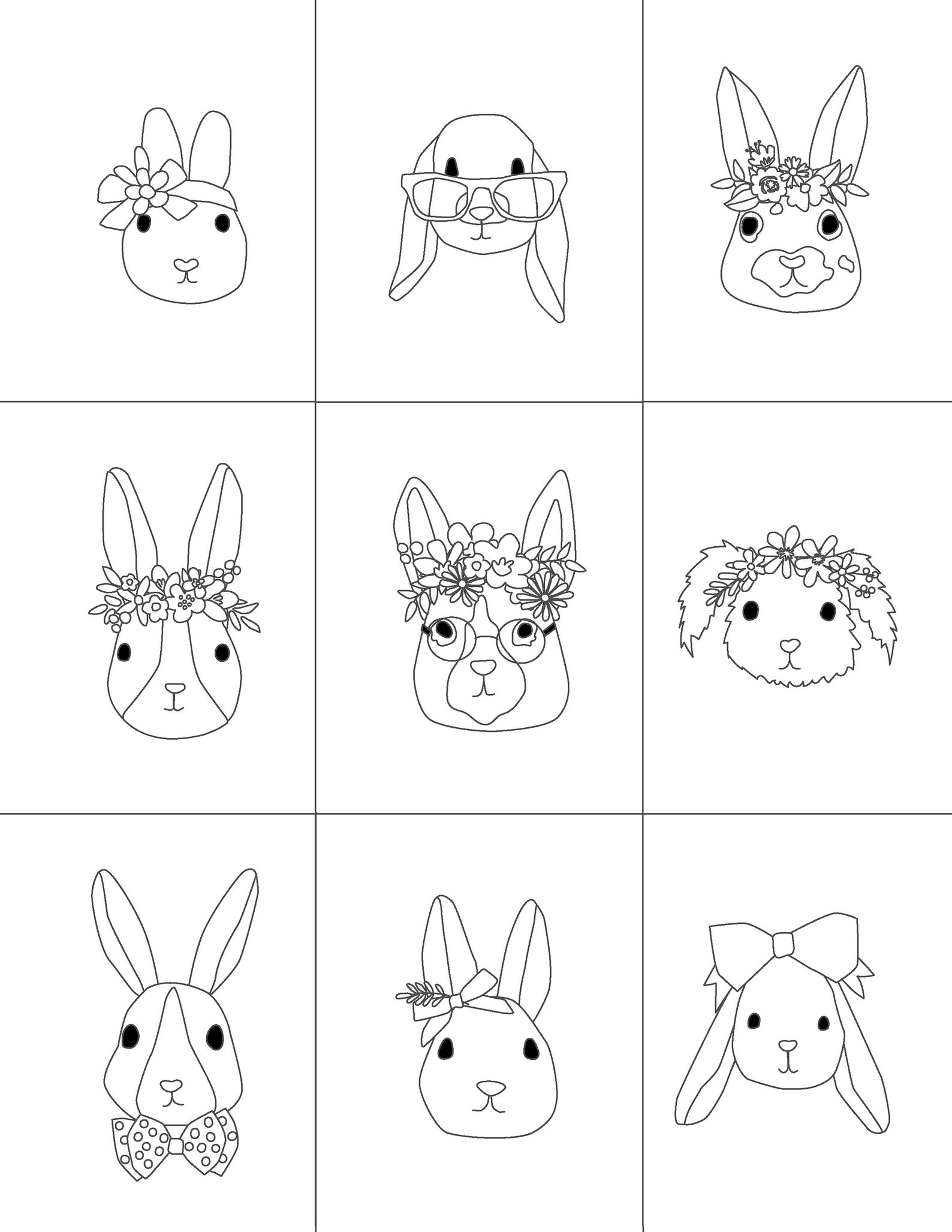 Spring Coloring Pages - Etsy